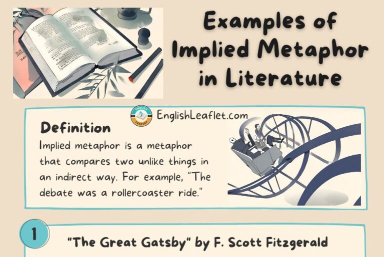 10 Powerful Examples of Implied Metaphor in Literature