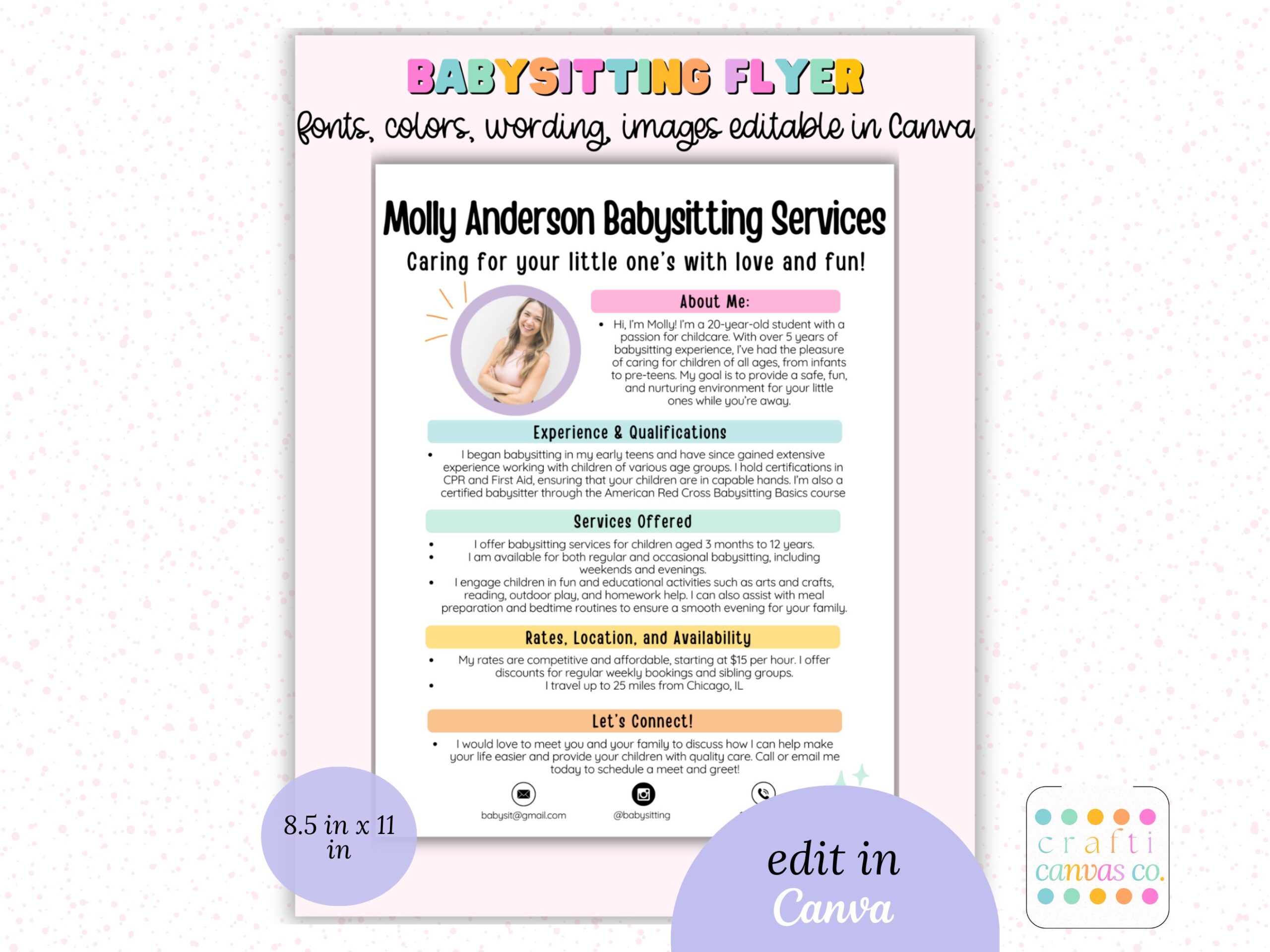 Babysitter Flyer Examples to Attract Parents