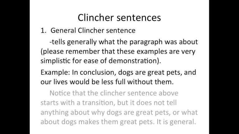 Clincher Examples to Enhance Your Writing