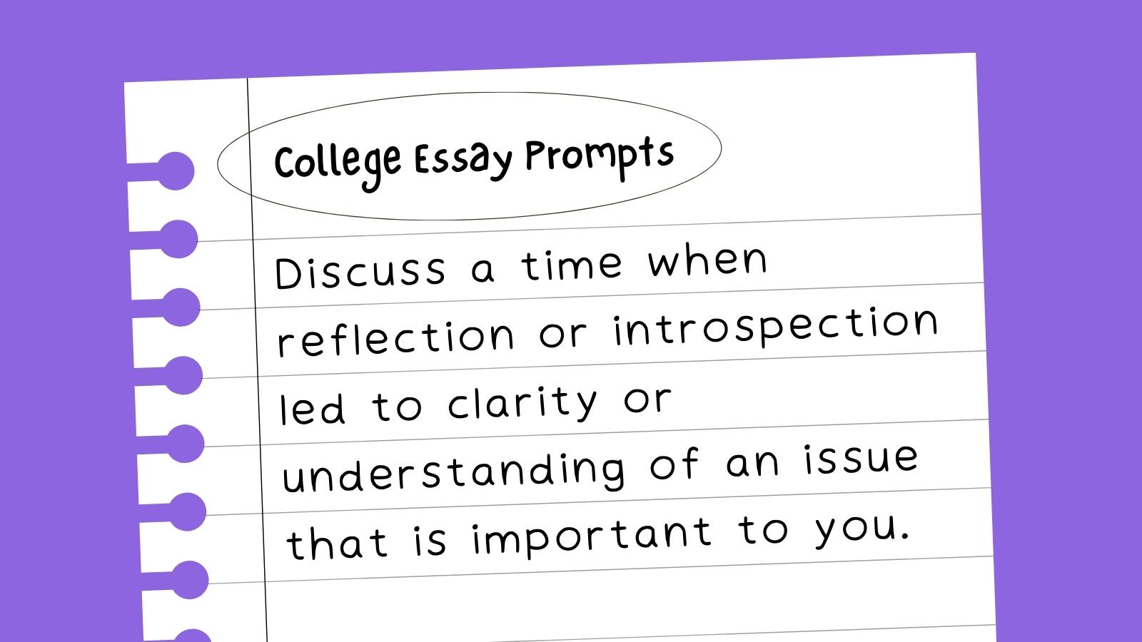 College Essay Ideas to Inspire Your Writing