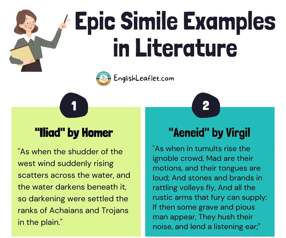 Epic Simile Definition with Key Examples