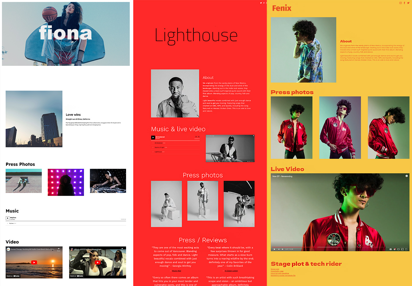 EPK Examples to Showcase Your Artistic Talent