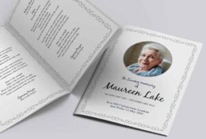 Examples of a Thoughtful Funeral Order of Service