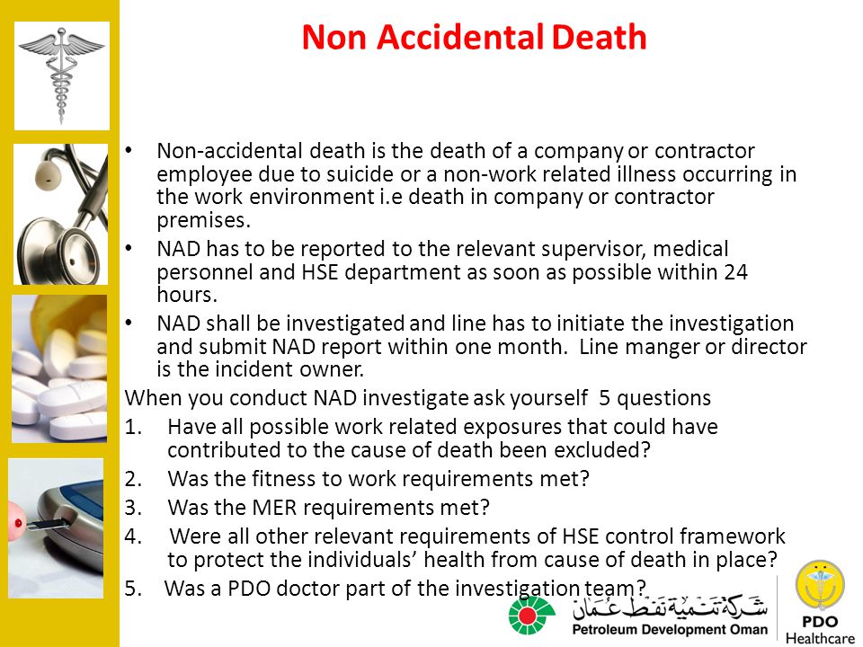 Examples of Accidental Death and Their Impact