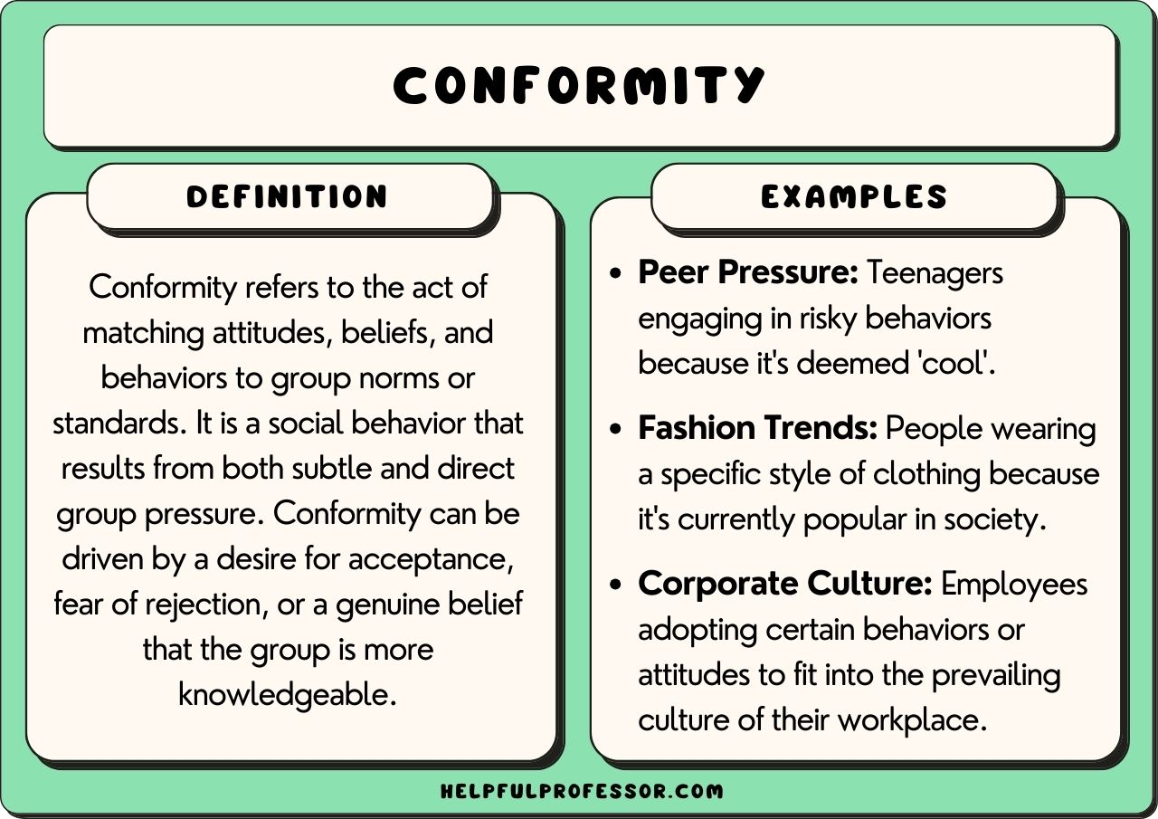 Examples of Bad Conformity and Its Consequences