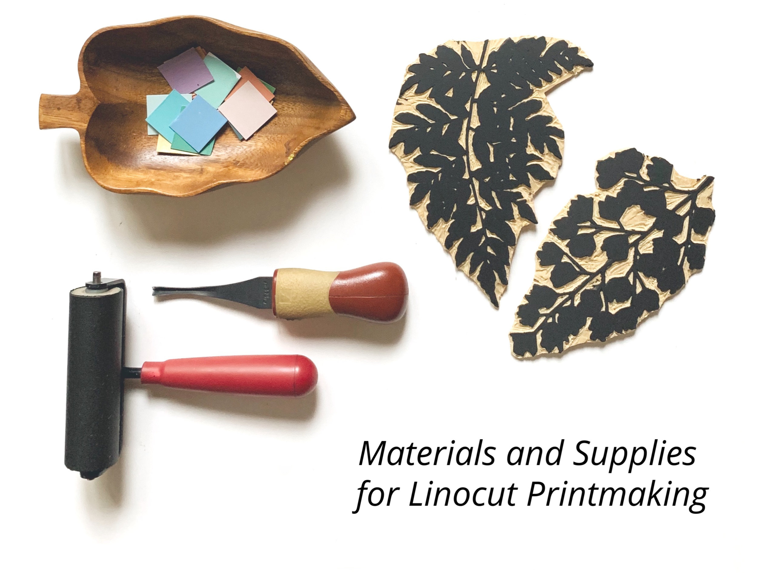 Examples of Commonly Used Tools in Relief Printing