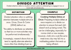Examples of Divided Attention and Its Effects
