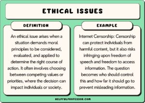 Examples of End of Life Ethical Issues and Their Implications