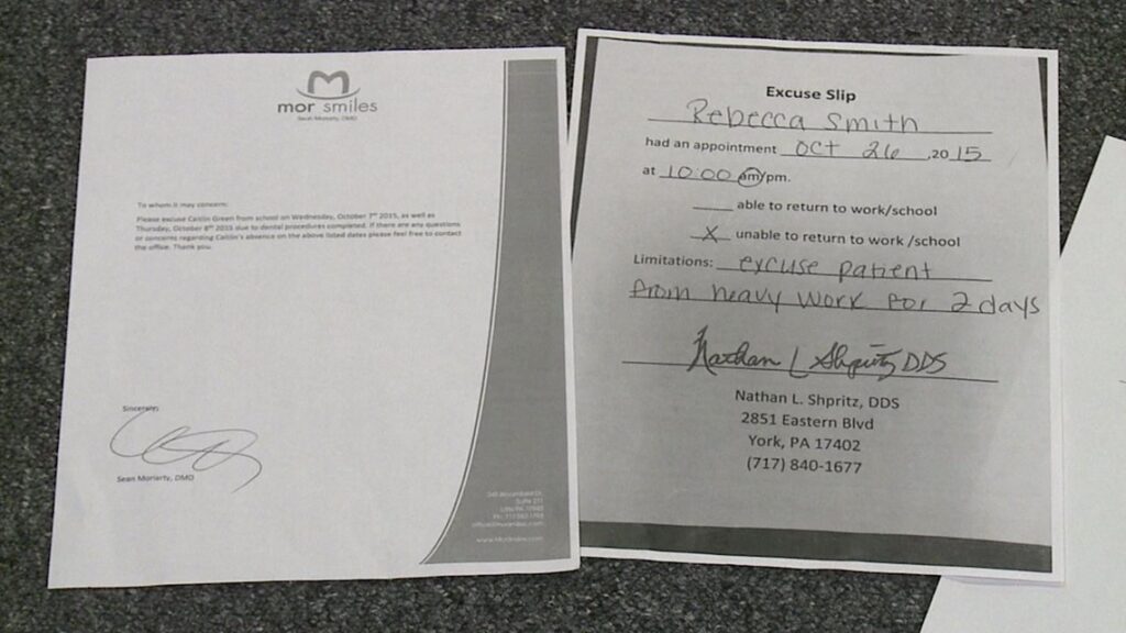 Examples of Fake Doctors Notes and Their Risks