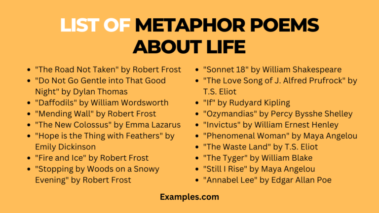 Examples of Figurative Language Poems That Inspire Emotion