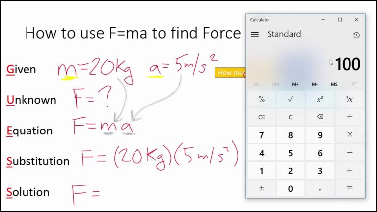 Examples of F=ma: Understanding Force, Mass, and Acceleration