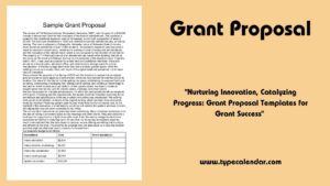 Examples of Grant Proposals for Youth Programs PDF