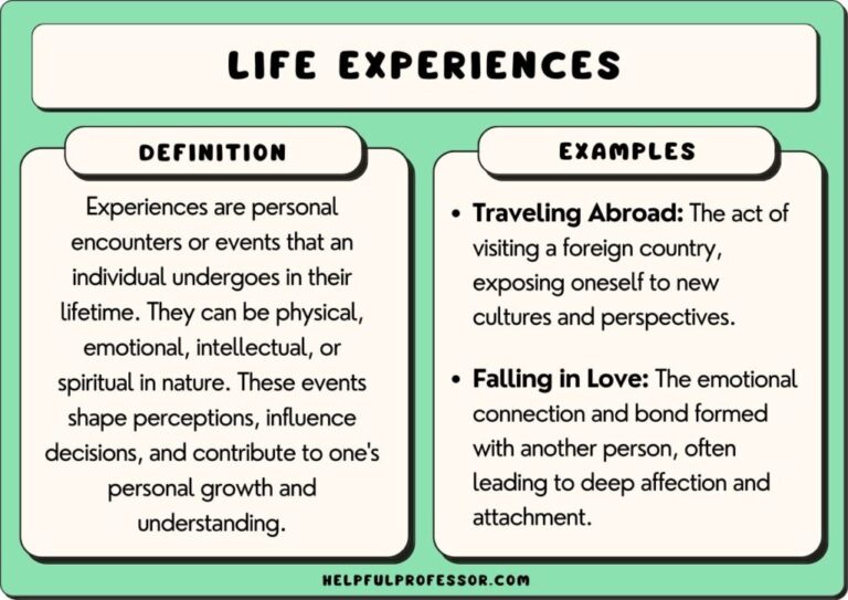 Examples of Important Life Events That Shape Our Lives