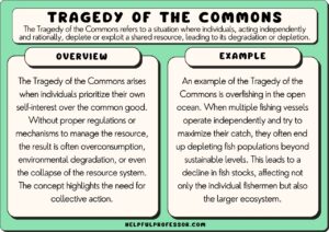 Examples of Tragedy of the Commons Explained