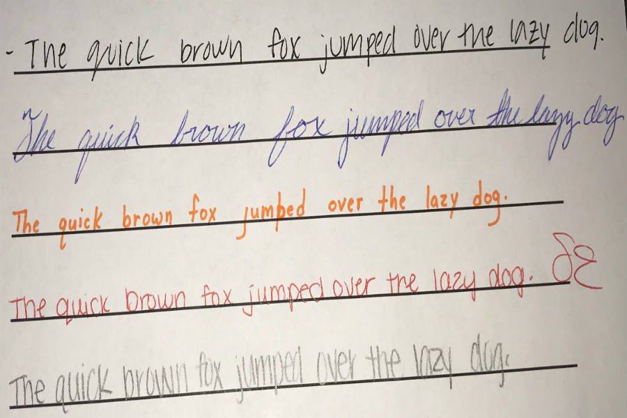 Handwriting Styles and Their Meanings