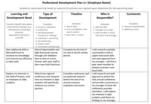 Individual Development Plan Examples for Growth